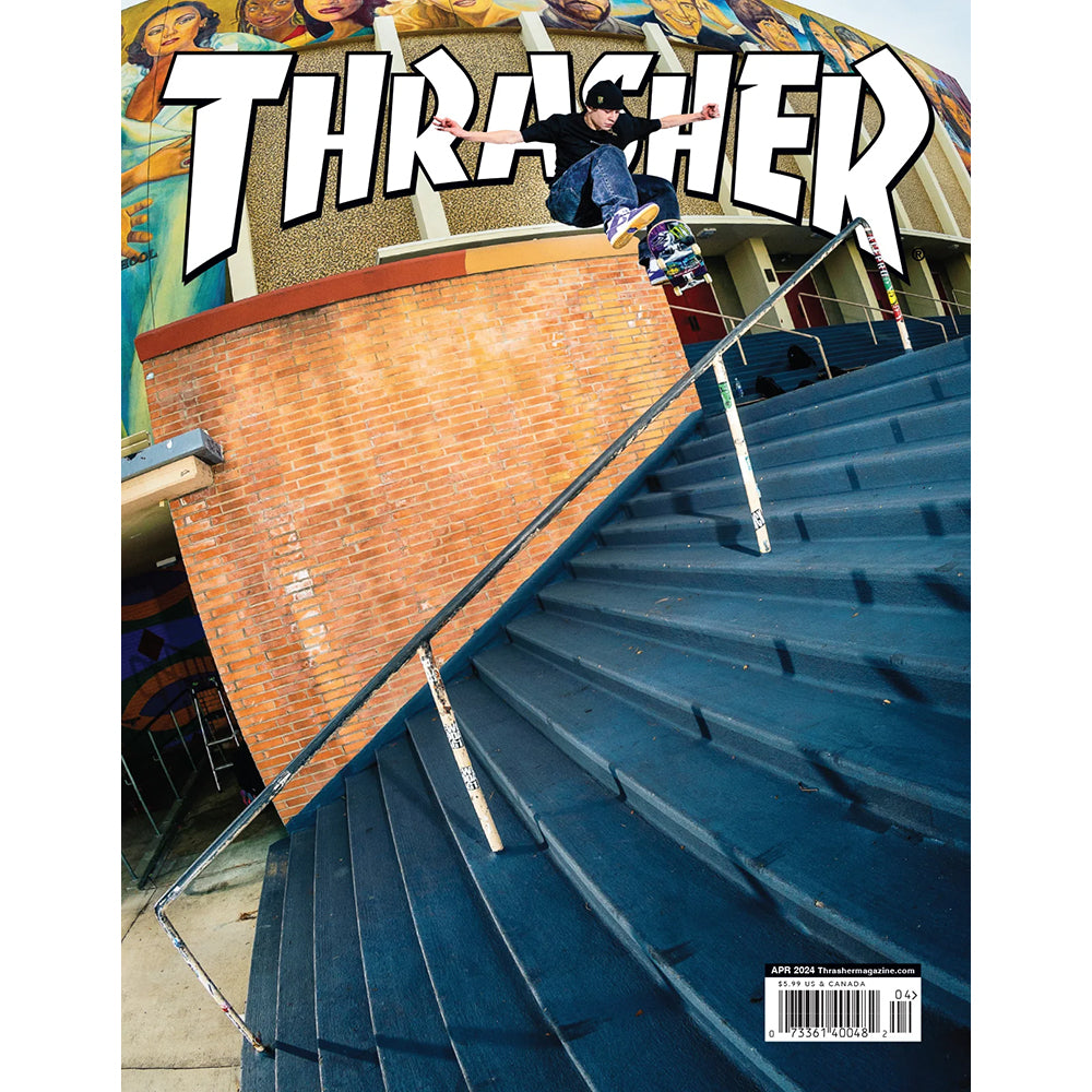 Thrasher Magazine April 2024 Issue 525 Filipe Mota Cover | NOTE shop
