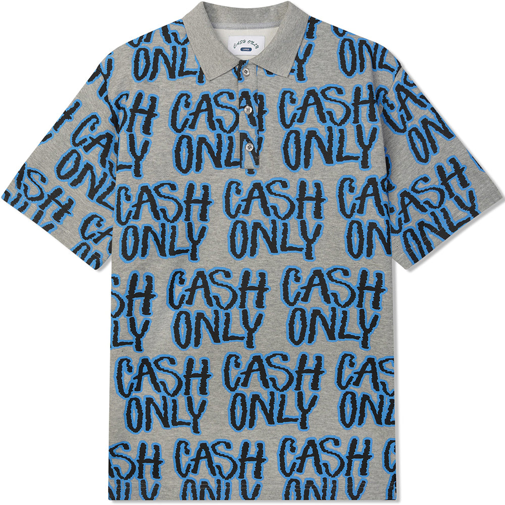 Cash Only Scratch Polo Ash | NOTE shop