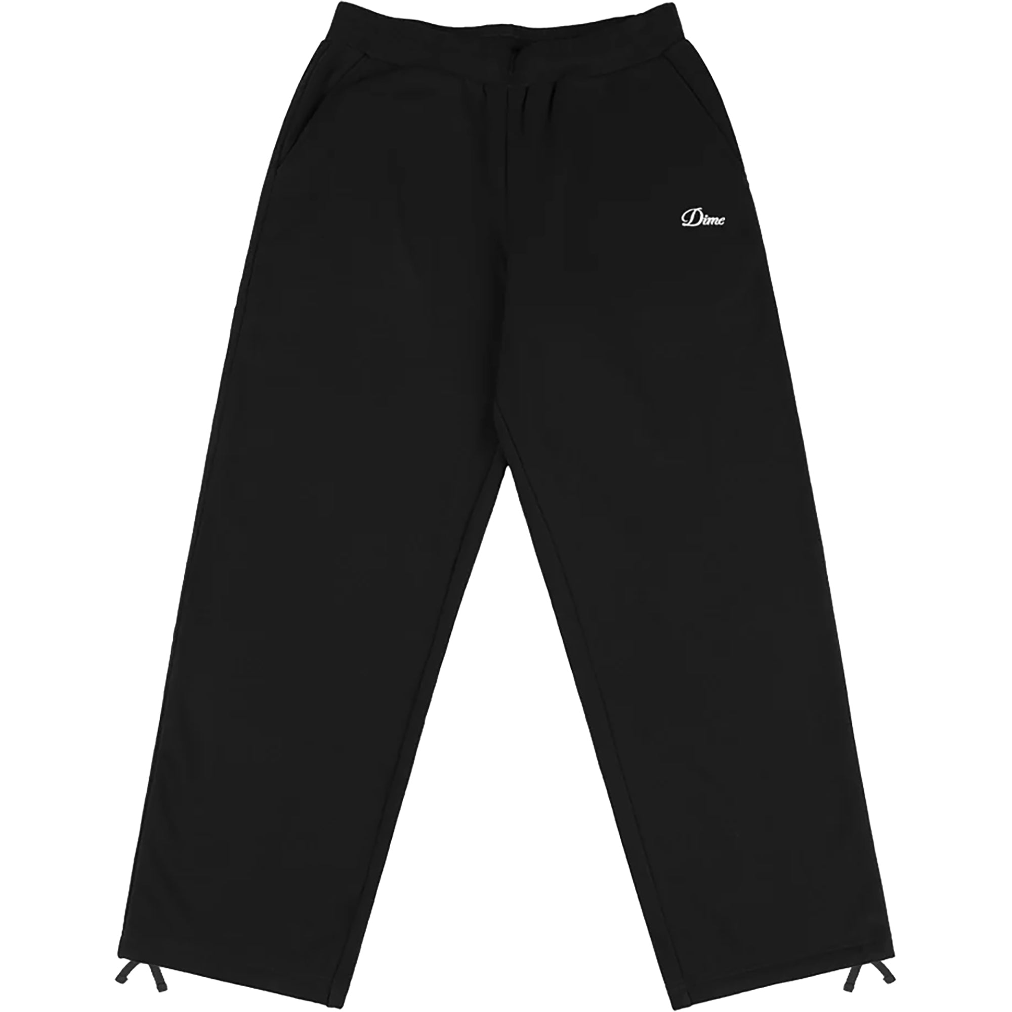 Dime MTL Cursive Small Logo Heavyweight Sweatpants Black | NOTE shop
