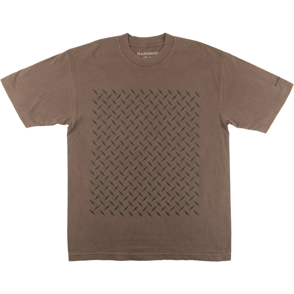 Hardbody Diamond Plate Tee Brown | NOTE shop