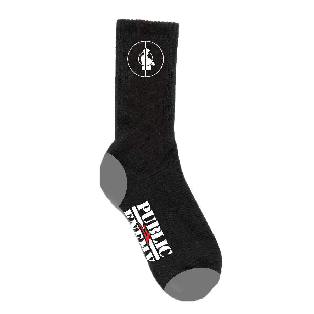 Lakai x Public Enemy Sniper Logo Socks Black/White | NOTE shop