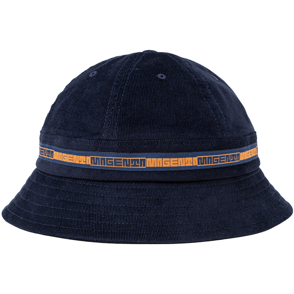 Magenta Maze Bucket Hat Navy | NOTE shop