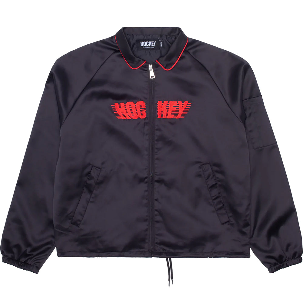 Hockey Satin Coaches Jacket black | NOTE shop